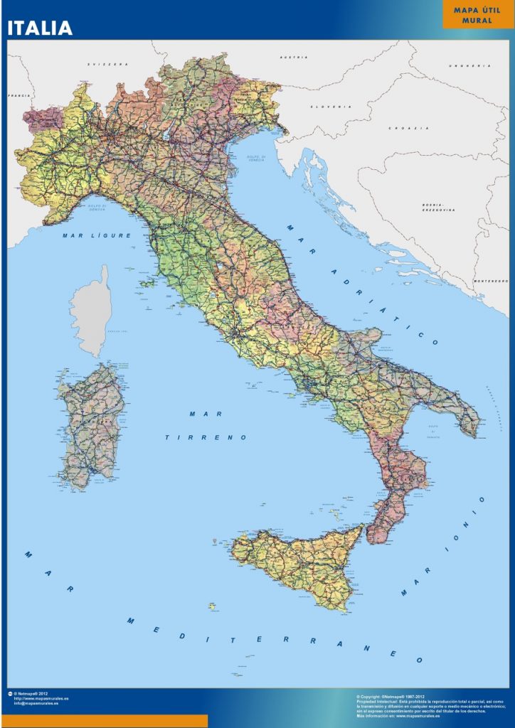 Mapas de Italia | Mapas Santander y Cantabria